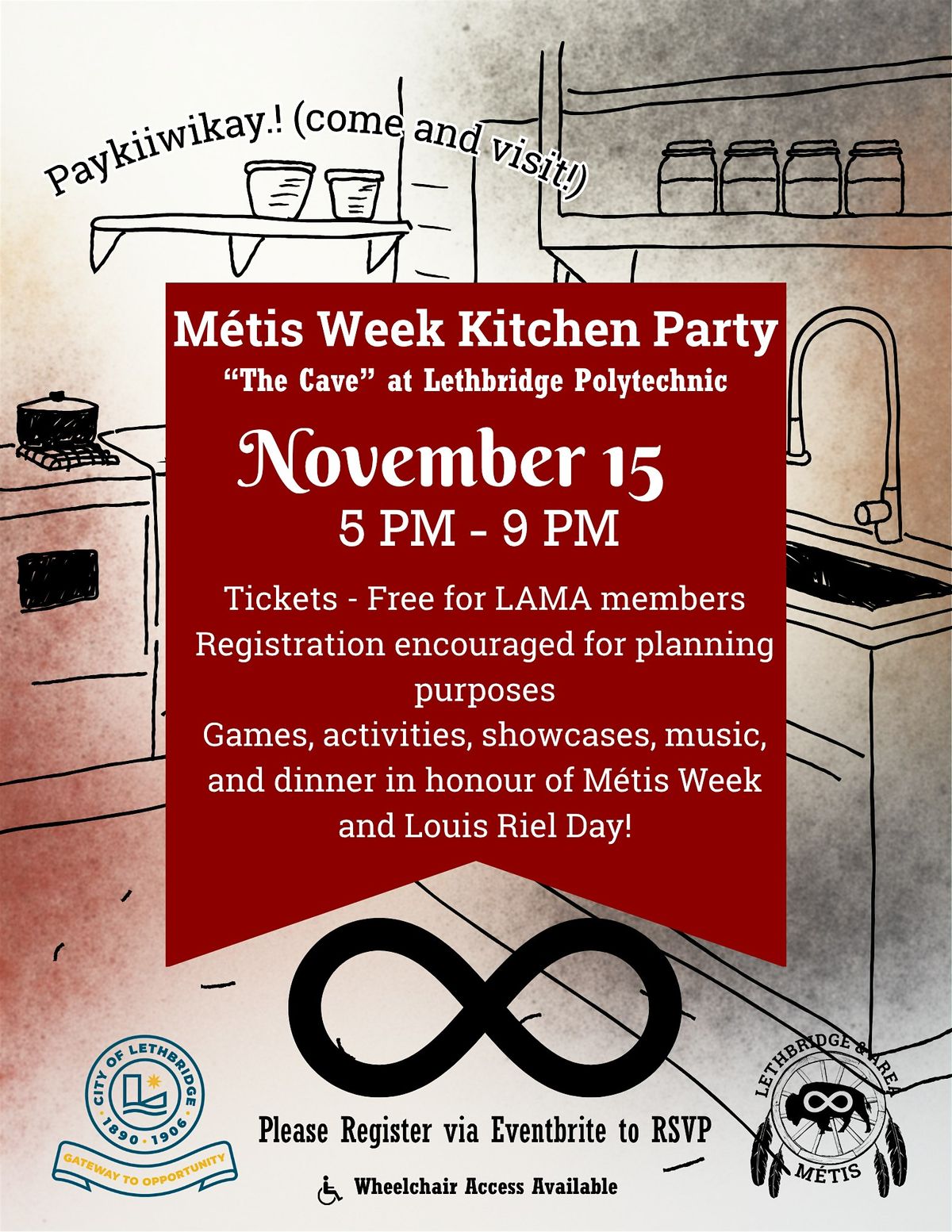Metis Week Kitchen Party, Lethbridge Polytechnic, 15 November 2025 ...