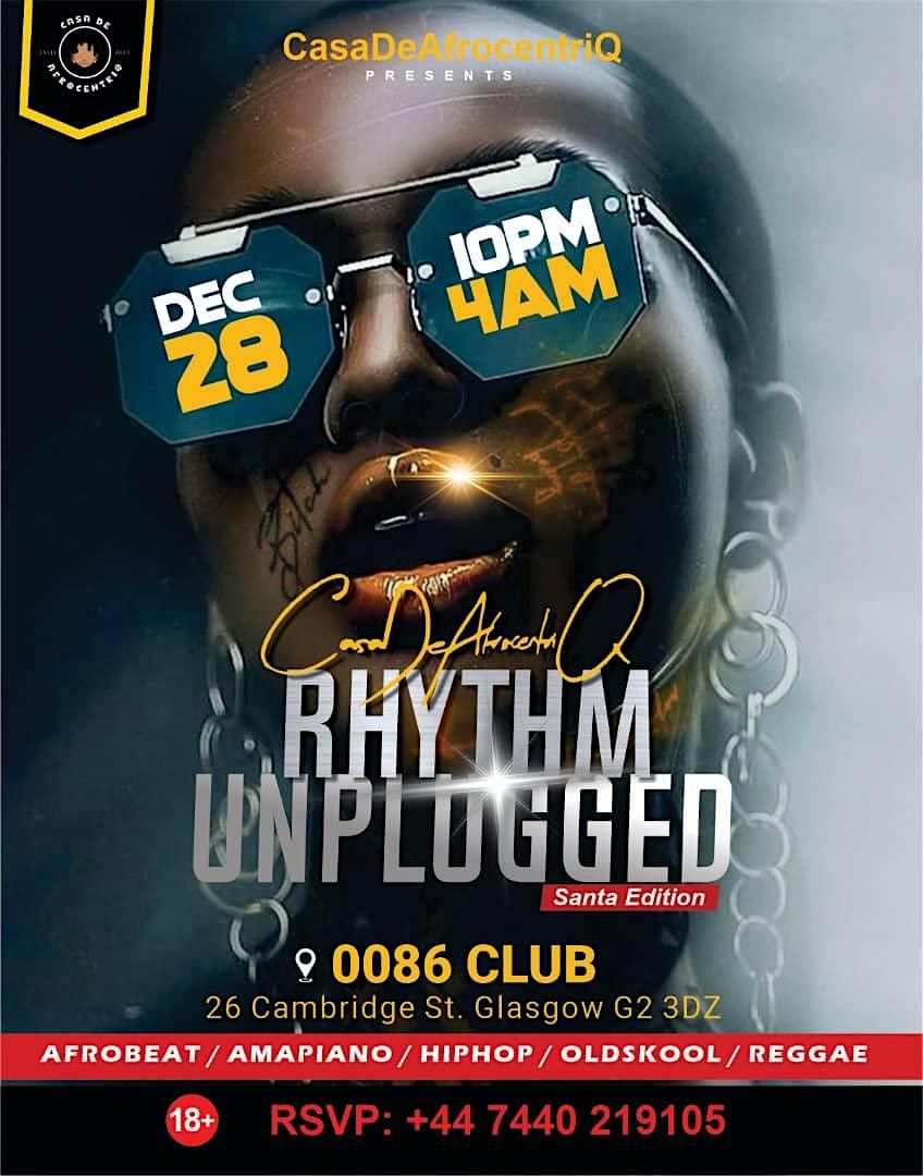 Rhythm Unplugged Santa Edition, 0086 Club, Glasgow, 28 December to 29 ...