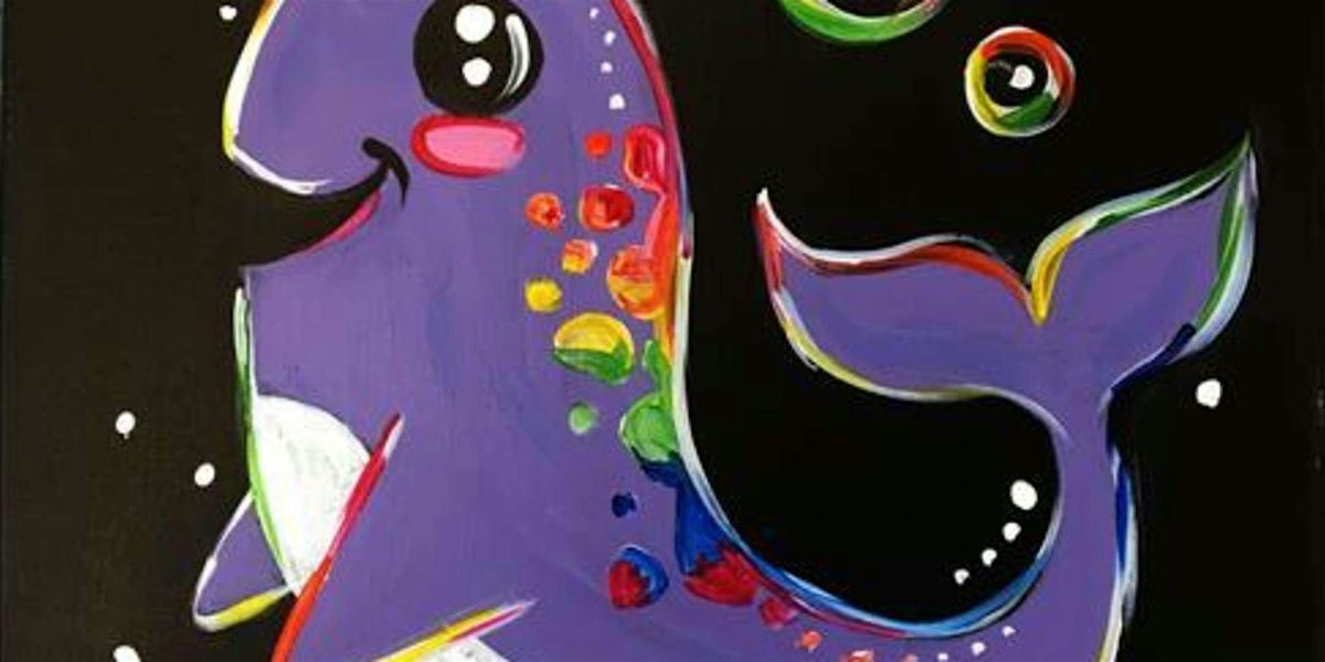 Dancing Narwhal’s Best Smile - Paint and Sip by Classpop!™, Painting ...