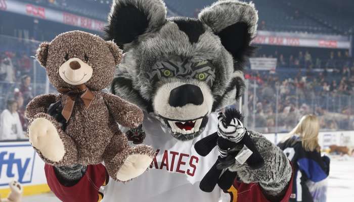 Teddy Bear Toss Game, Allstate Arena, Schiller Park, 16 December 2023 ...