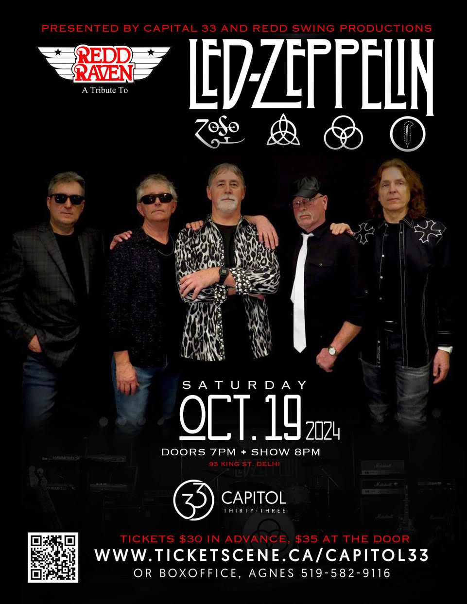 Redd Raven - A Tribute to Led Zeppelin, Molson Canadian Studio at ...