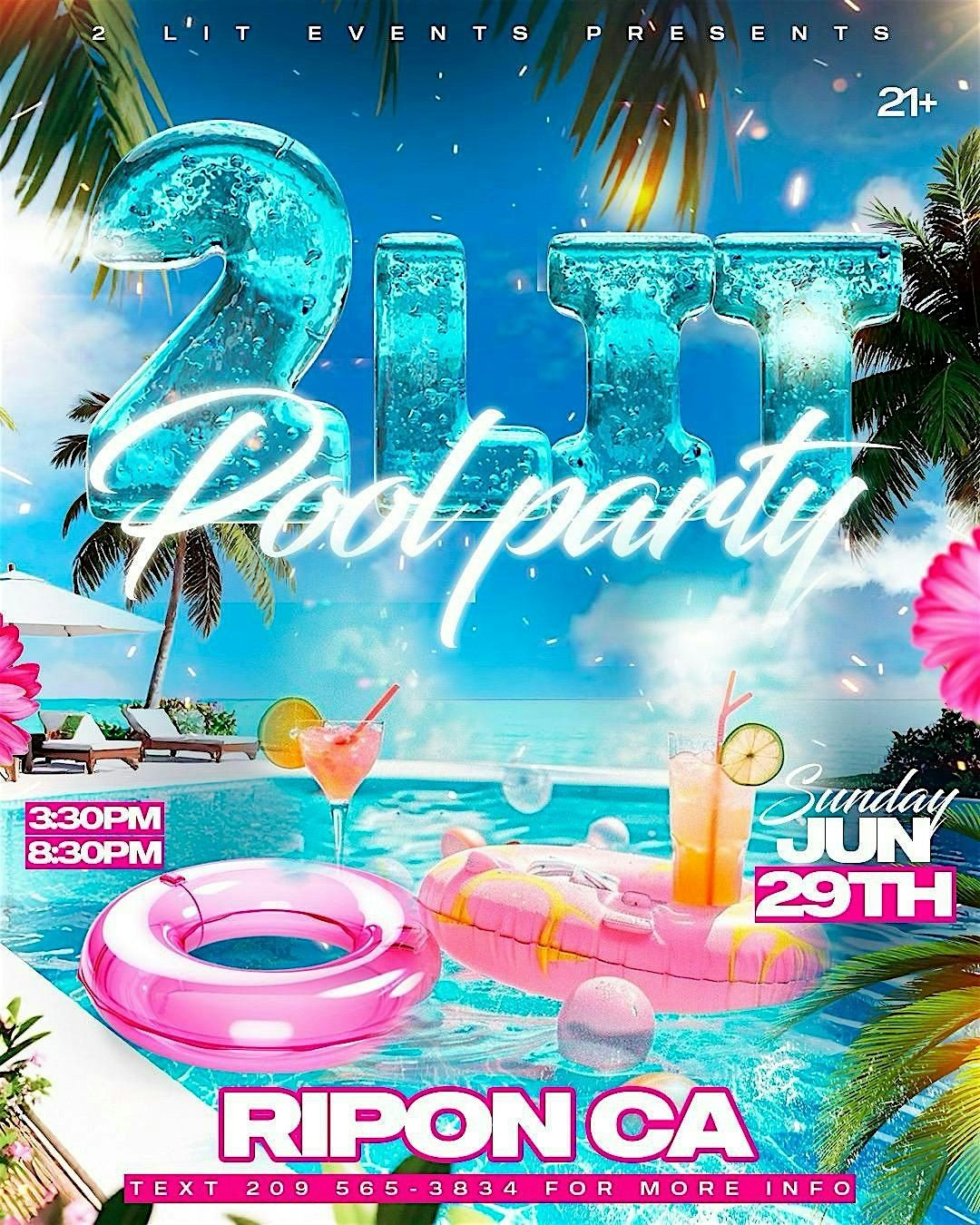 2 LIT POOL PARTY SUNDAY JUNE 29TH, 29 June 2025 | AllEvents