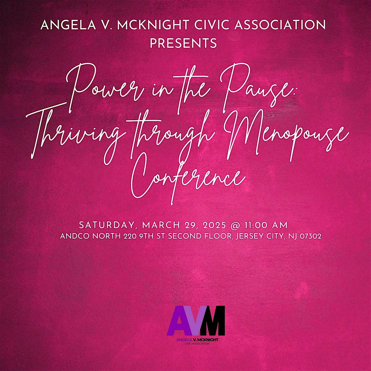 Power in the Pause: Thriving through Menopouse Conference, Andco North ...
