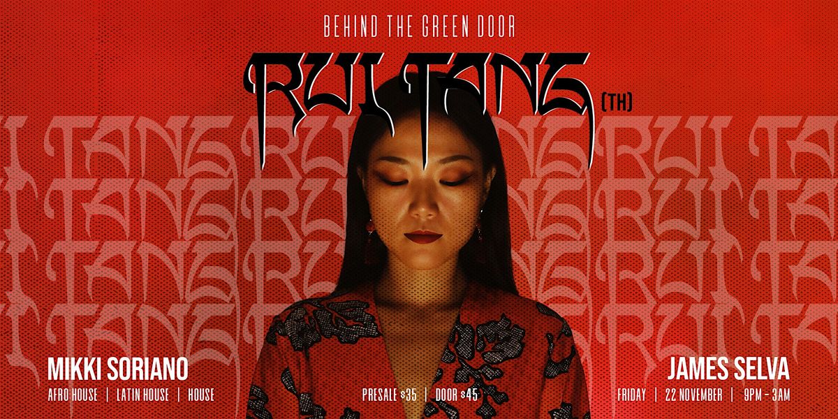 Behind The Green Door presents: RUI TANG [TH], Behind The Green Door SG ...