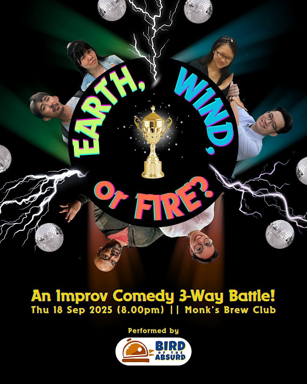 EARTH, WIND, OR FIRE? by Bird of the Absurd, Monk's Brew Club, Bedok ...