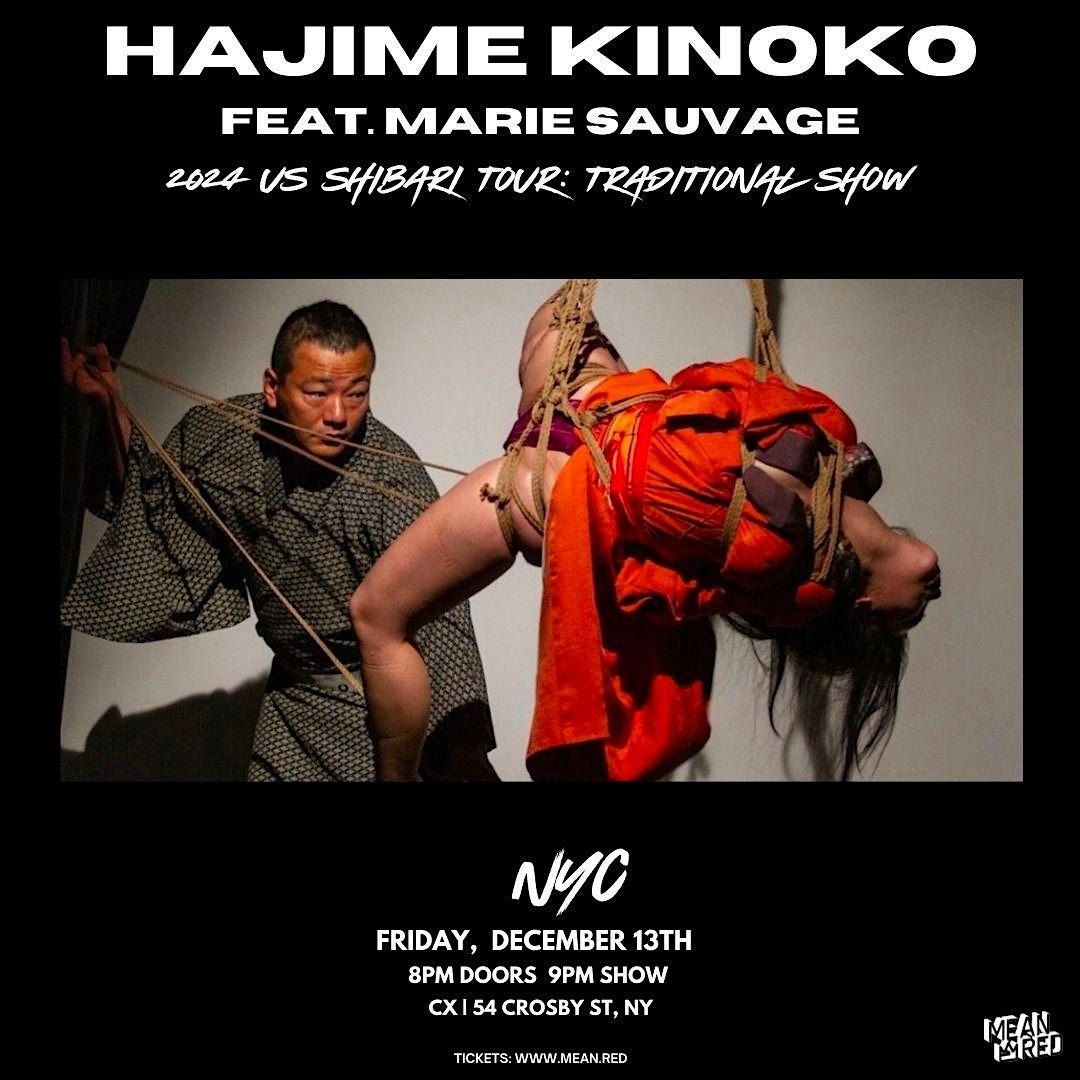 Hajime Kinoko & Marie Sauvage: Traditional Shibari Performance - NYC, CX, New York, 13 December ...