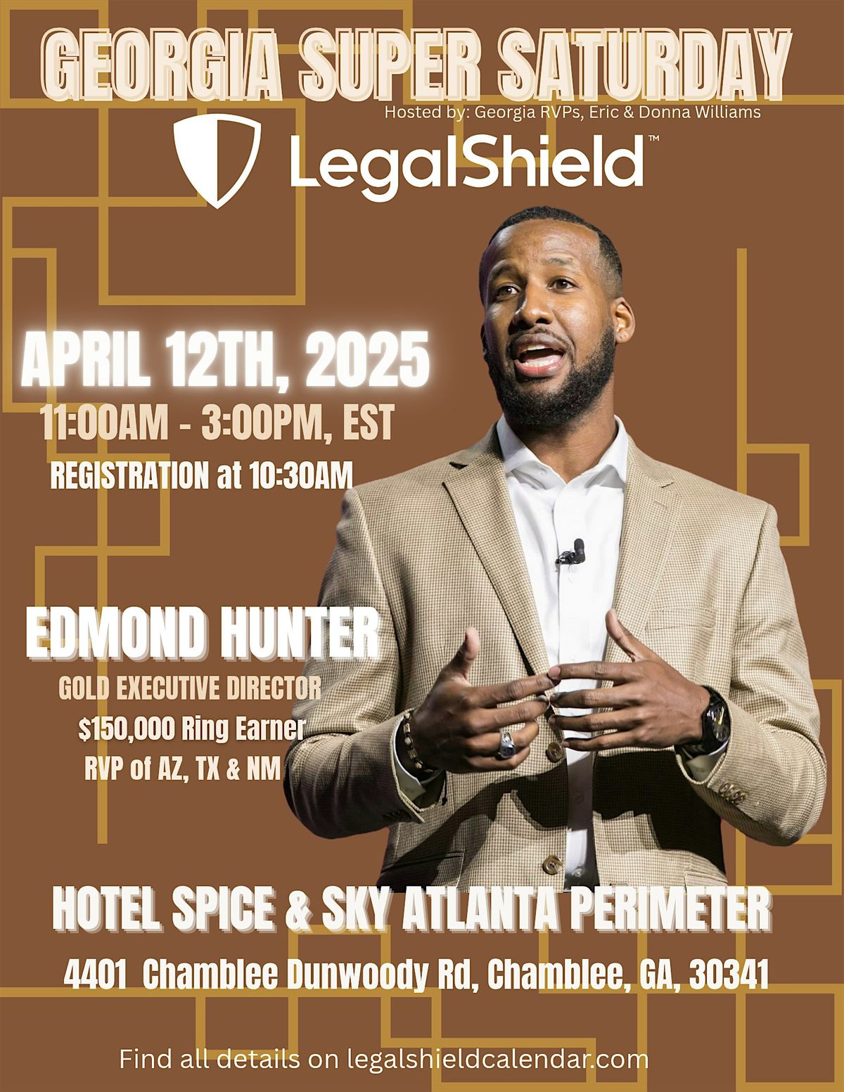 GEORGIA APRIL SUPER SATURDAY with $150,000 Ring Earner Edmond Hunter in ...