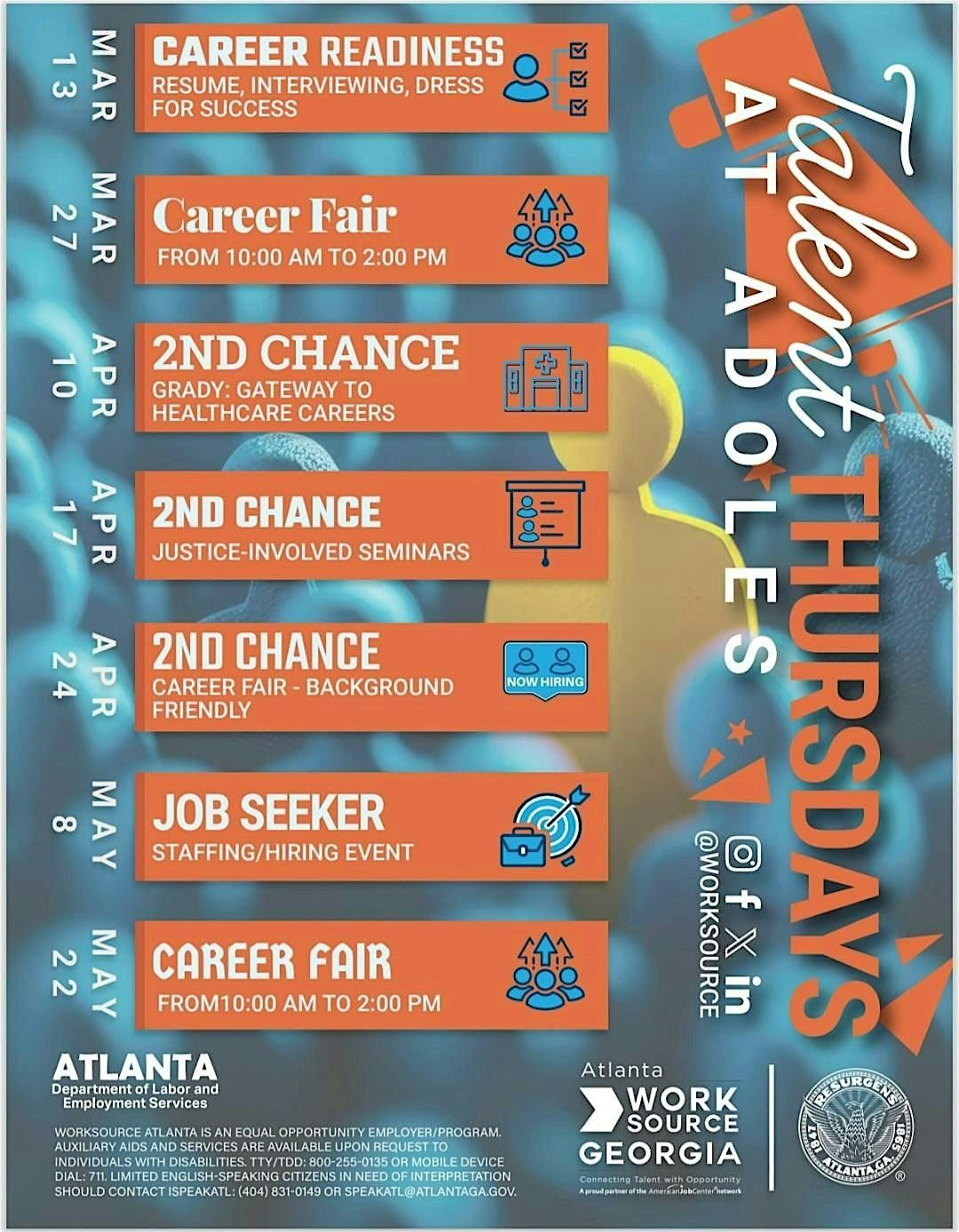 Talent Thursdays, 818 Pollard Blvd SW, Atlanta, 13 March to 22 May ...