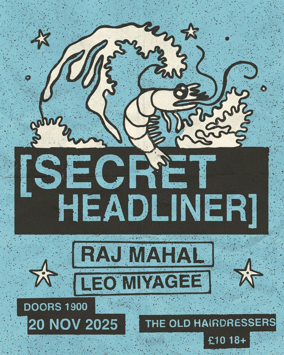 RAJ MAHAL & BAND + LEO MIYAGEE + SECRET HEADLINER, The Old Hairdresser ...