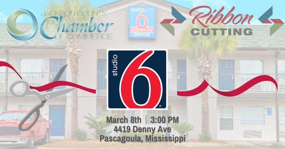 Studio 6 Ribbon Cutting , Studio 6, Pascagoula, March 8 2024 | AllEvents.in