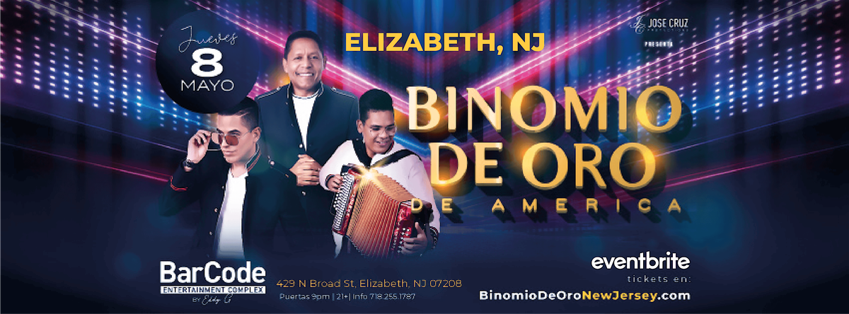 Binomio de Oro de América en Elizabeth, New Jersey I Mayo 8 2025 ...