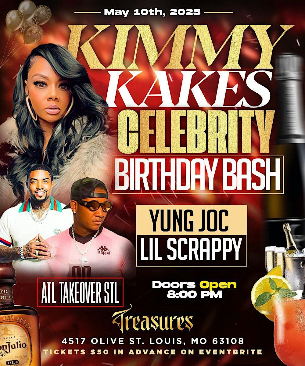 Kimmy Kakes Celebrity Birthday Bash, Treasures, St. Louis, 10 May 2025 ...