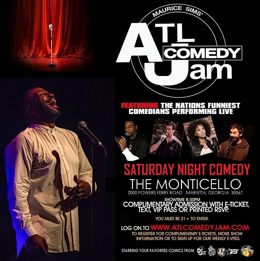 ATL Comedy Jam this Saturday @ Monticello, Monticello Lounge, Atlanta ...