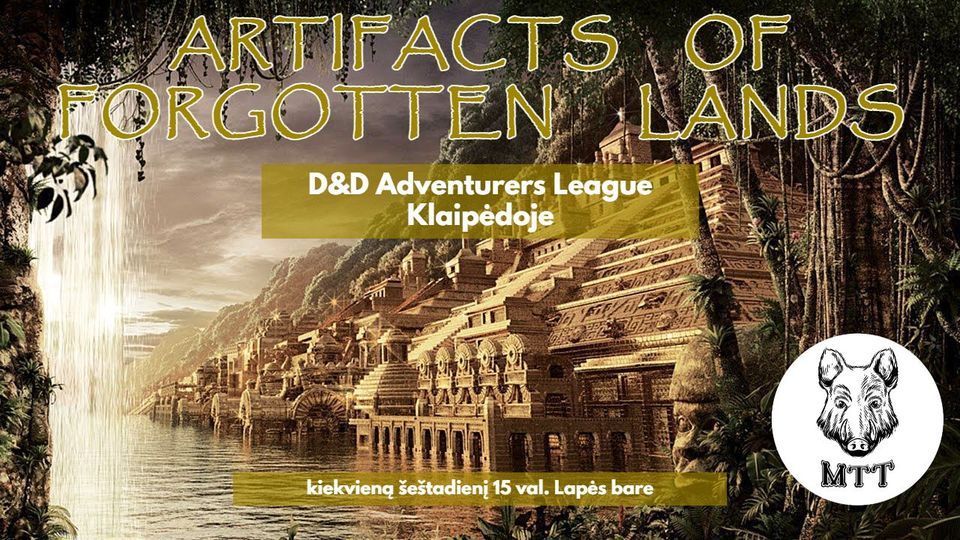 Dungeons & Dragons (Adventurers League Season 3)+EN, Lapė baras ...