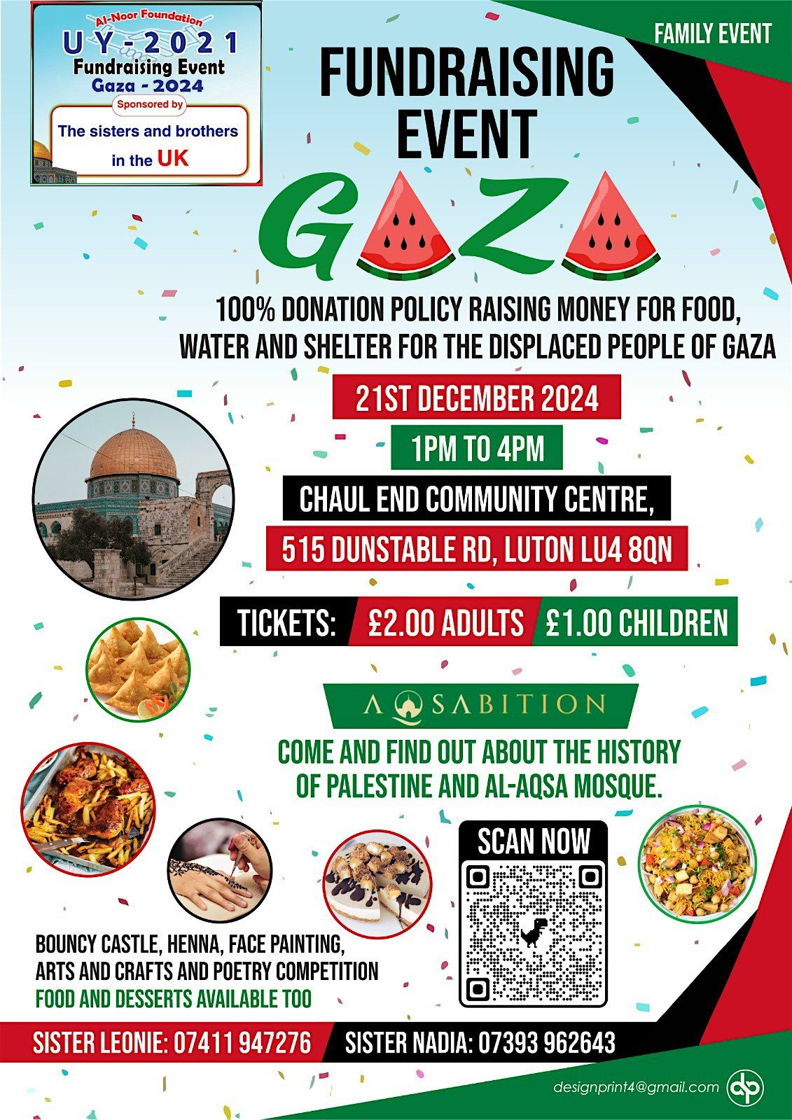 Palestine Fundraiser: Exhibition about Masjid Al Aqsa, Chaul End ...