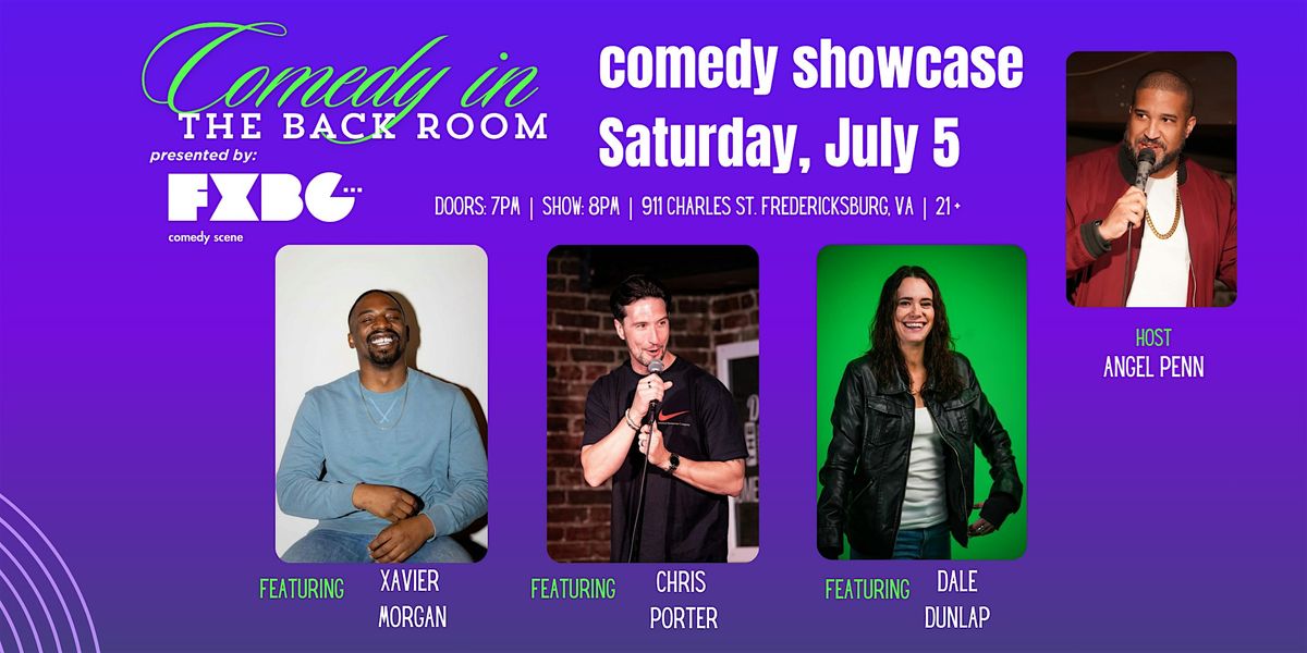 Comedy in "The Back Room" - July Comedy Showcase, 911 Charles St ...