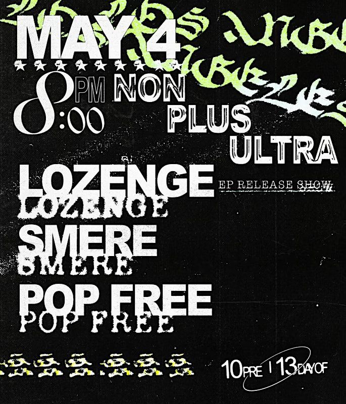 Lozenge, Smere, Pop Free, 4 May 2025 | AllEvents