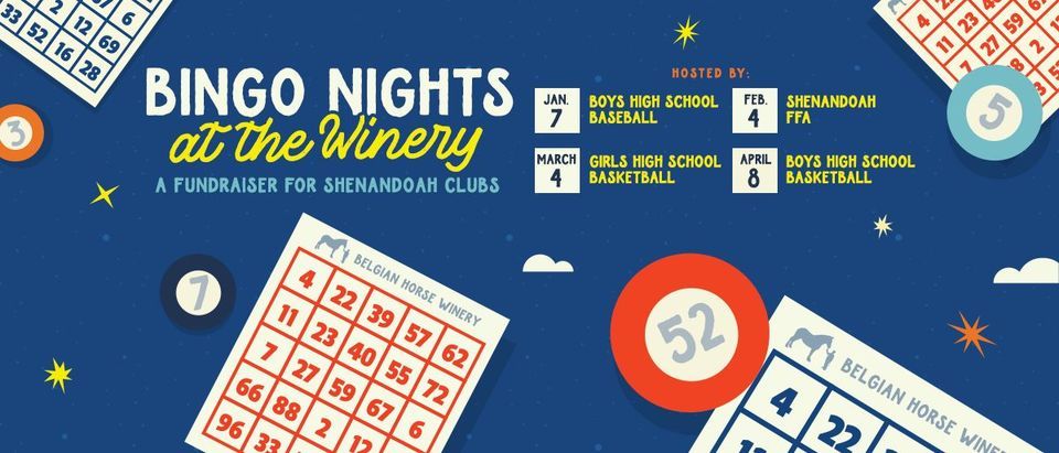 Bingo Nights at the Winery , Belgian Horse Winery, Middletown, 4 ...