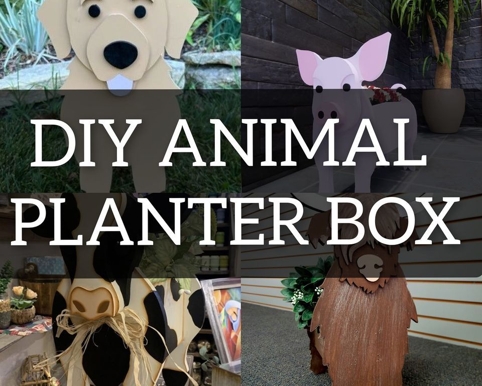 Sold out-DIY Animal planter box, College Street Creations, Mount ...