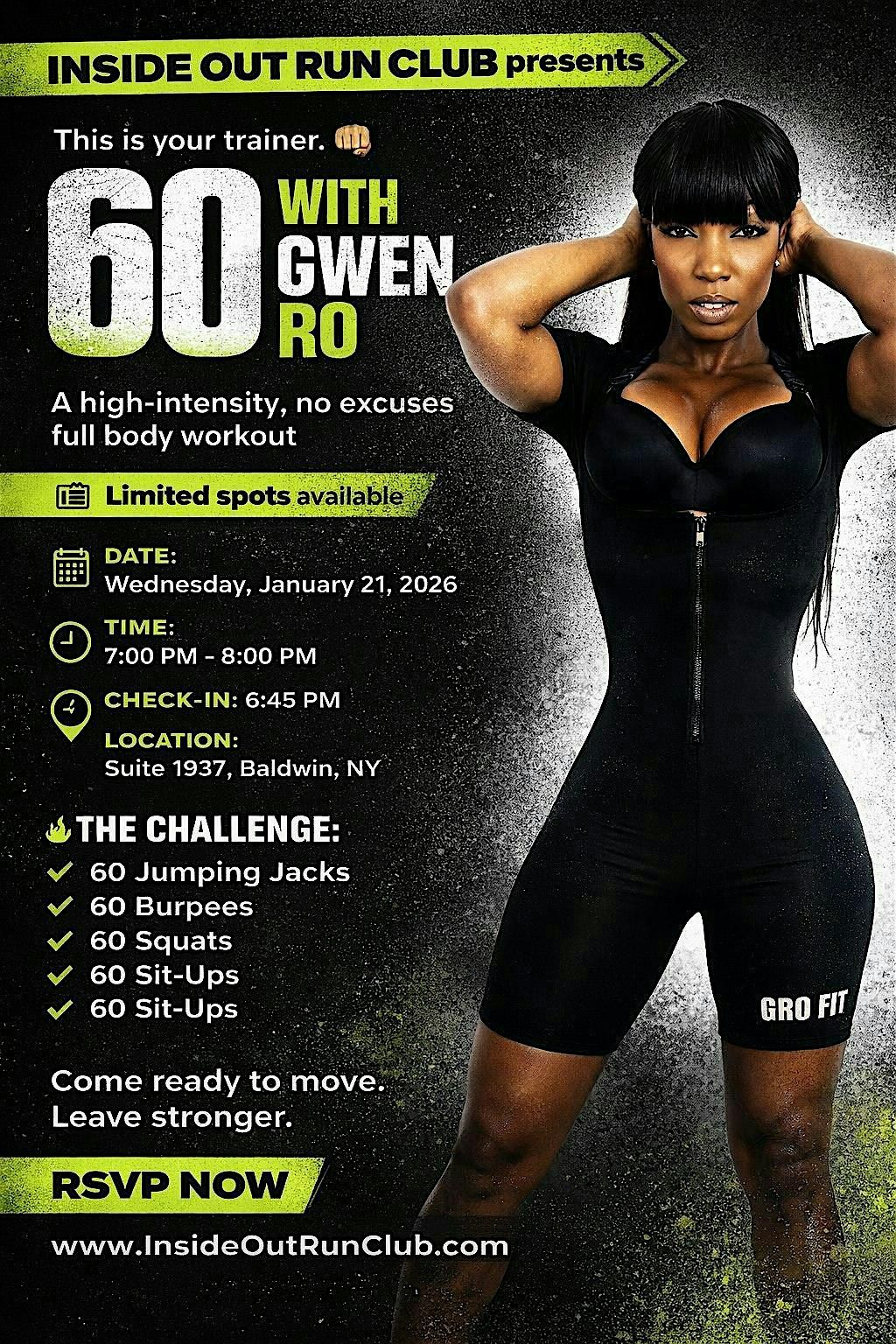 Inside Out Run Club x Gwen Ro, Suite 1937, Baldwin, 21 January 2026 ...