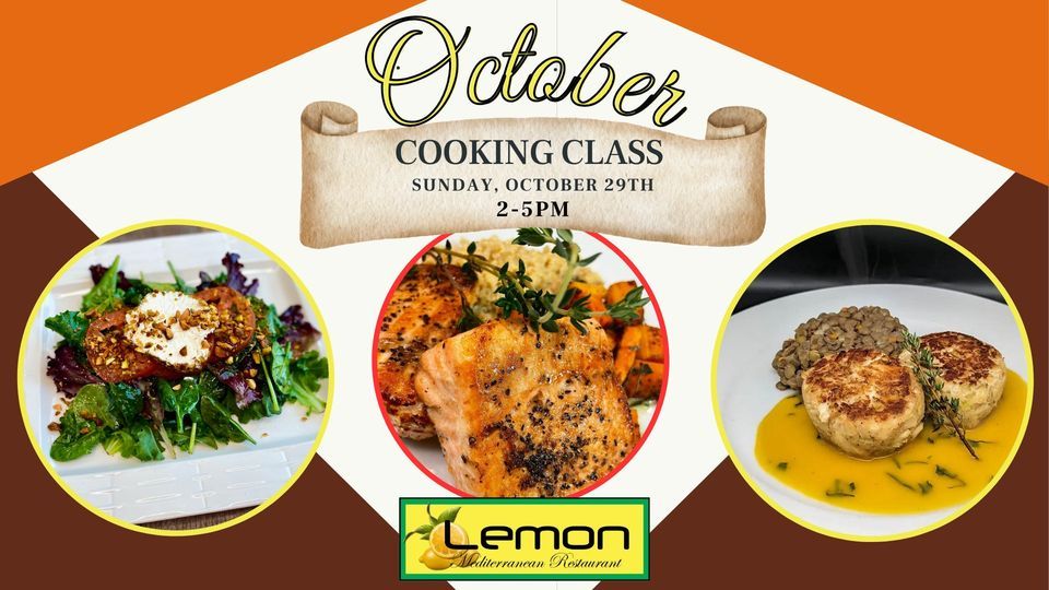 Cooking Class At Lemon with Chef Ash, Sunday, October 29th, Lemon ...