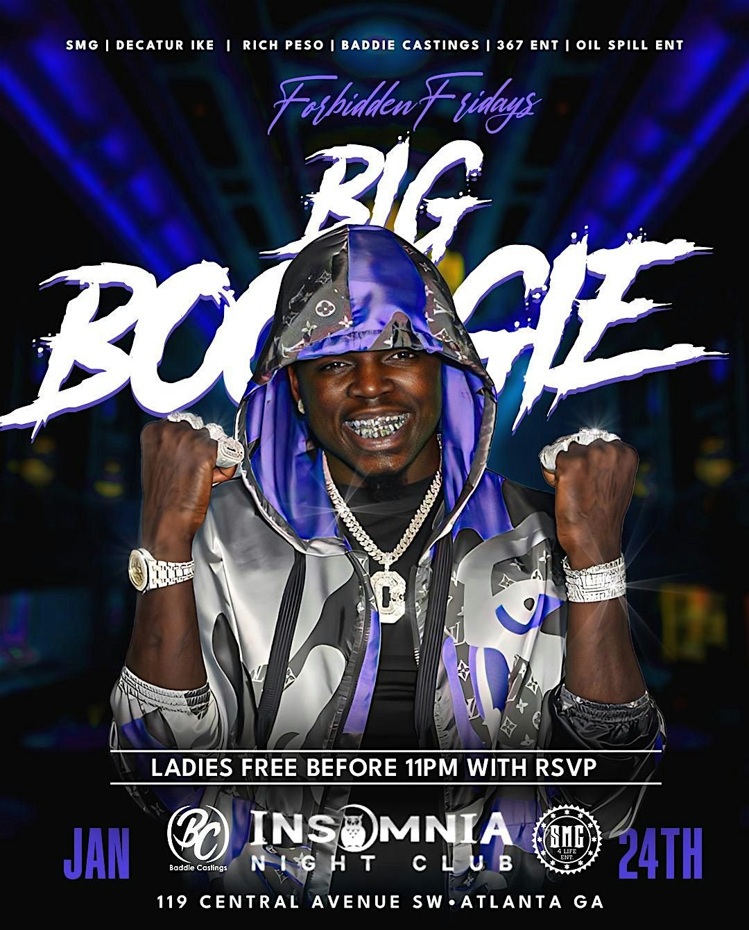 BIG BOOGIE LIVE!! @ INSOMNIA NIGHT CLUB JAN.24TH, INSOMNIA NIGHTCLUB ...