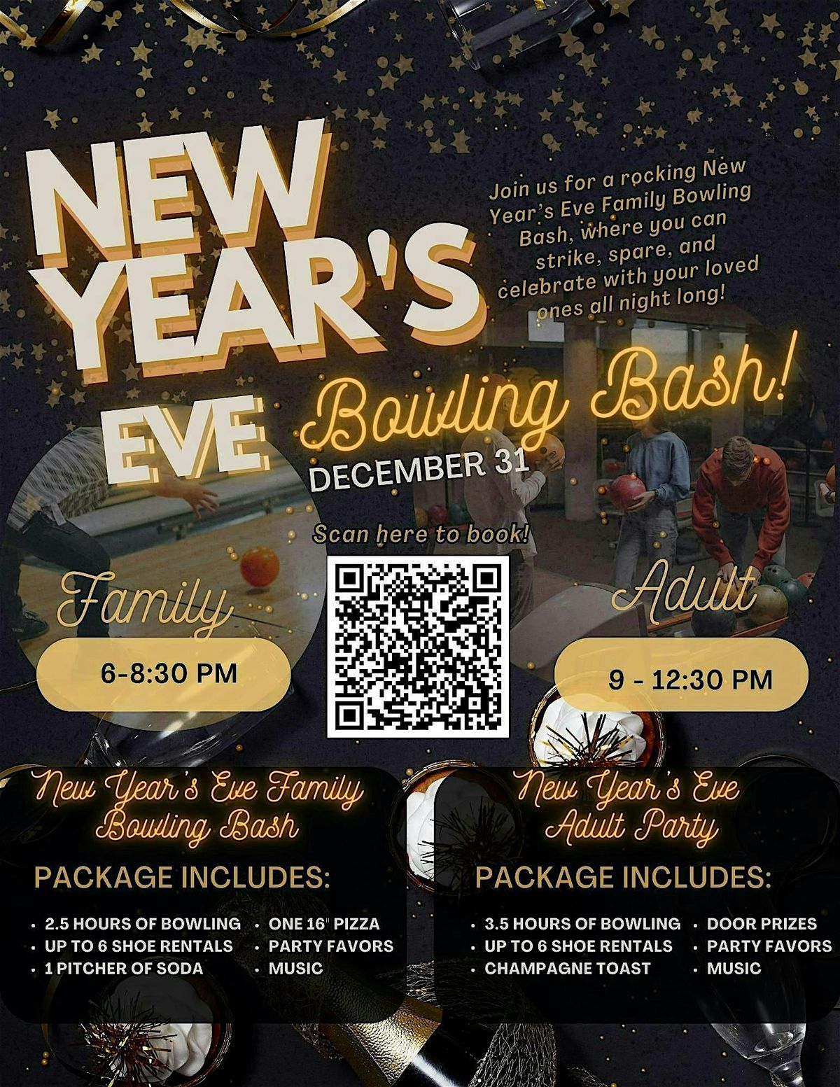 NYE Bowling Bash at Colonial, Colonial Lanes, Rochester, 31 December to ...