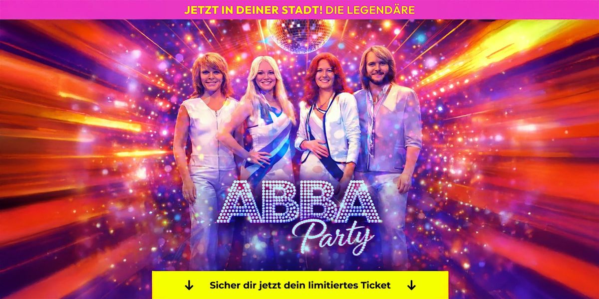HANNOVER - ABBA PARTYMOTTO - MAMMA MIA TOUR, Baggi Hannover, 10 April ...