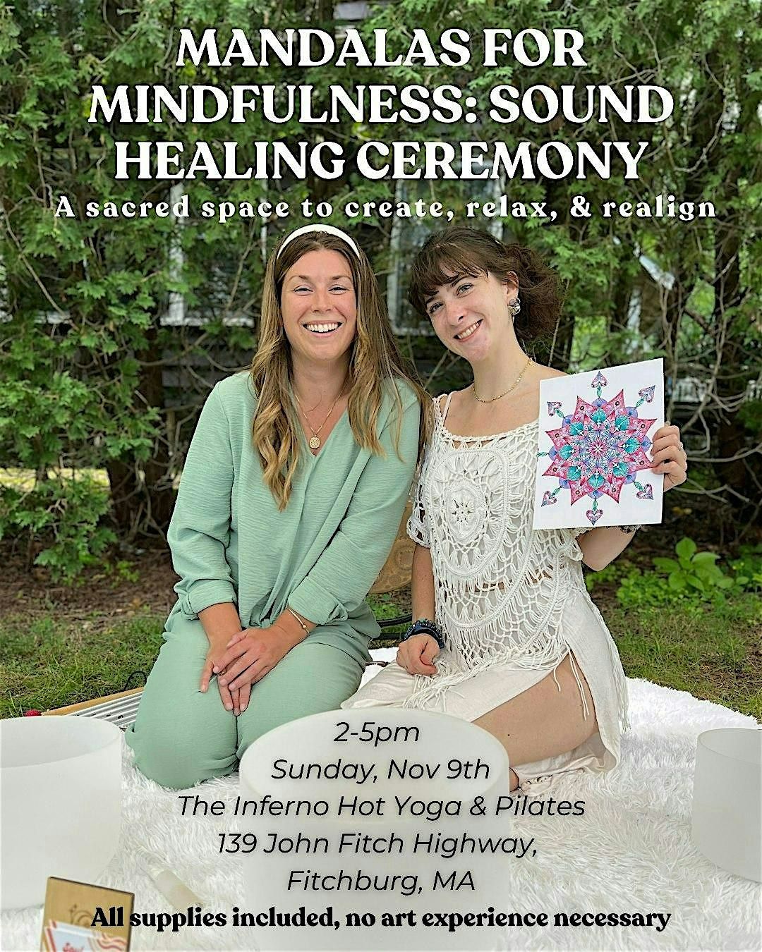 MANDALAS FOR MINDFULNESS DRAWING WORKSHOP & SOUND HEALING, 139 John ...