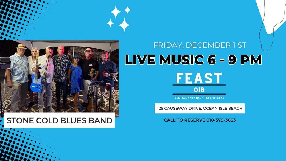 Stone Cold Blues Band at Feast O.I.B, Feast O.I.B, Ocean Isle Beach, 1 ...