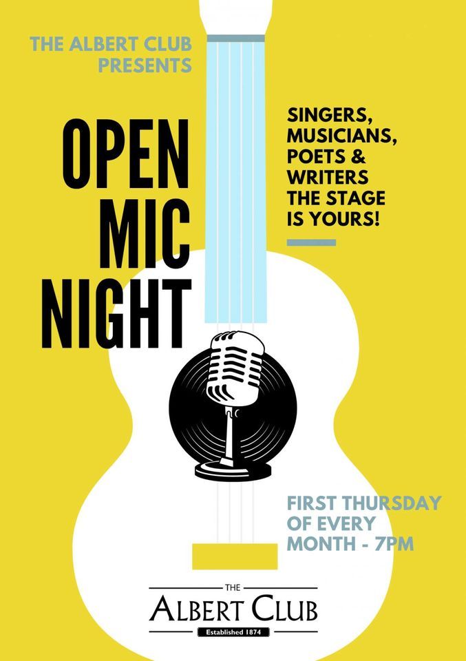 The Fabulous Albert Club Open Mic Night, The Albert Club, Manchester, 4 ...