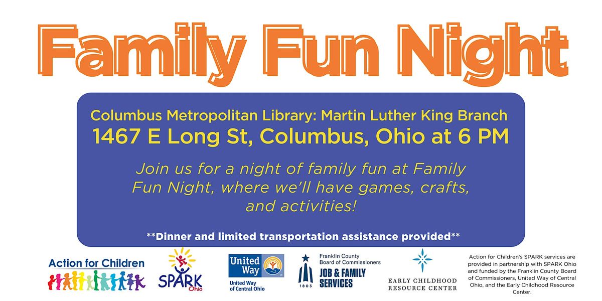 Family Fun Night: Around the World Together!, Columbus Metropolitan ...