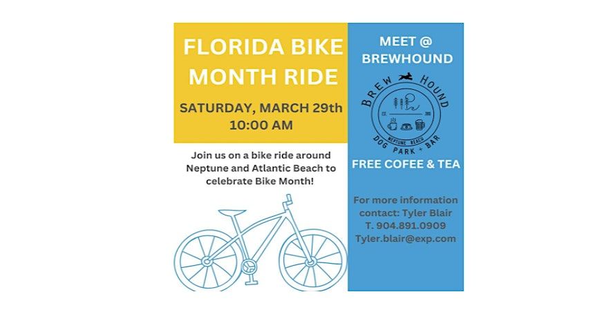 2025 Florida Bike Month - North Florida Bike Ride, BrewHound Dog Park ...
