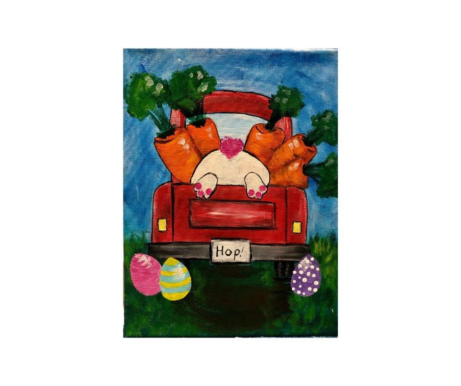 Little Red Truck with Bunny All Ages Painting, 1700 21st Ave. NW, Suite B Minot, ND, United ...