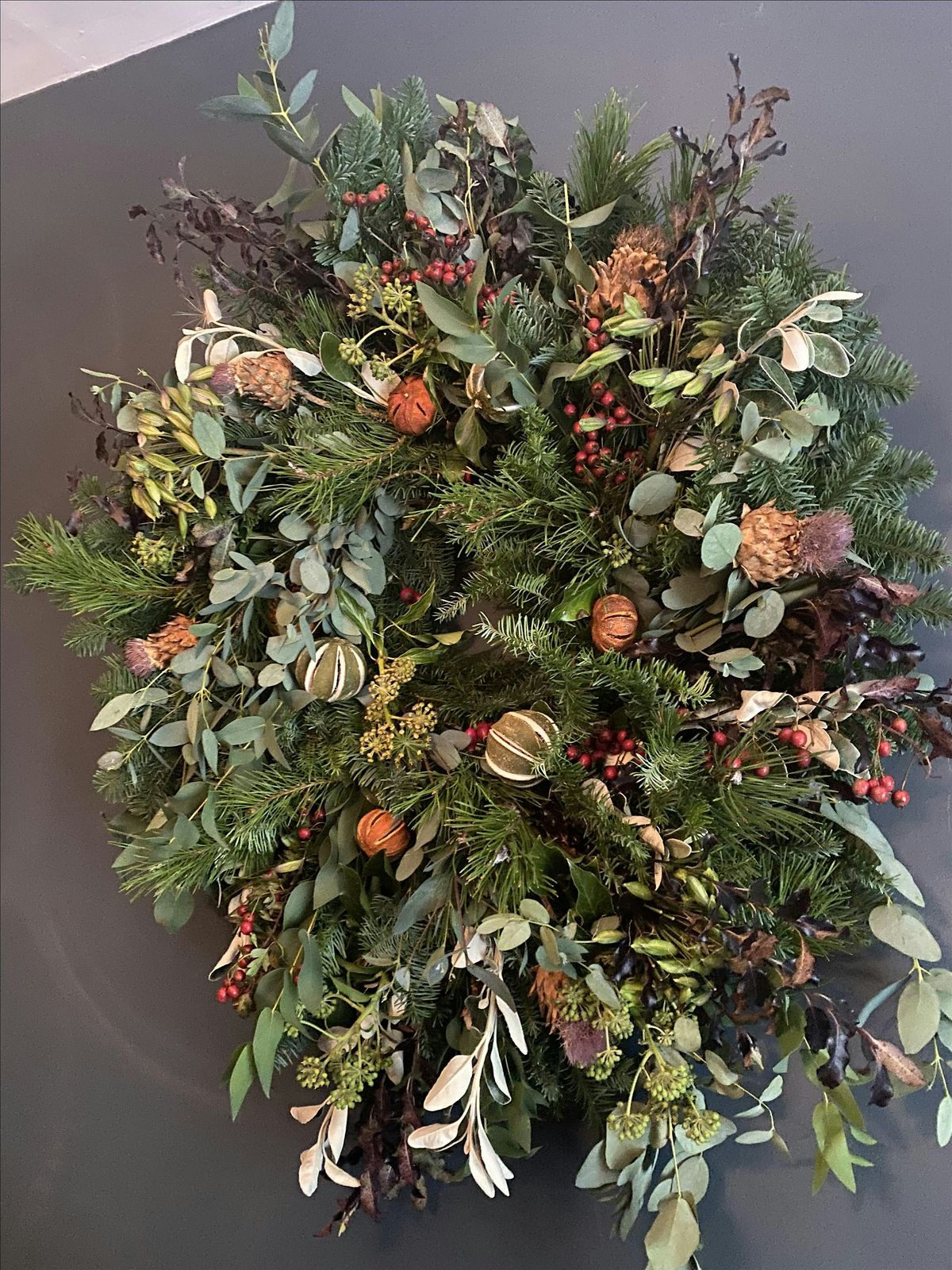 Christmas Wreath Making, FLUX Studios D8, Dublin 8, 3 December 2025 ...