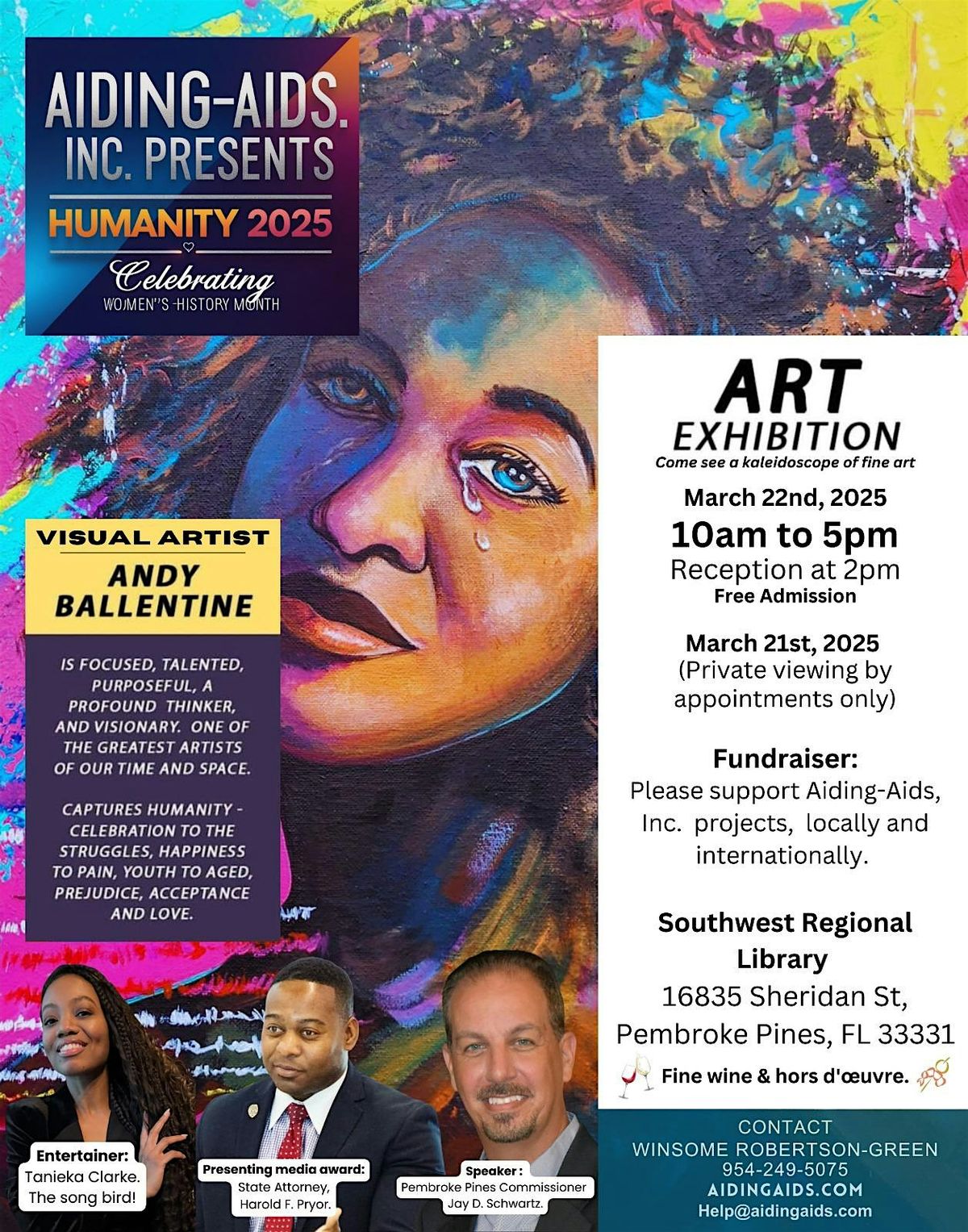 HUMANITY ART EXHIBITION celebrating Womens History Month., Southwest ...