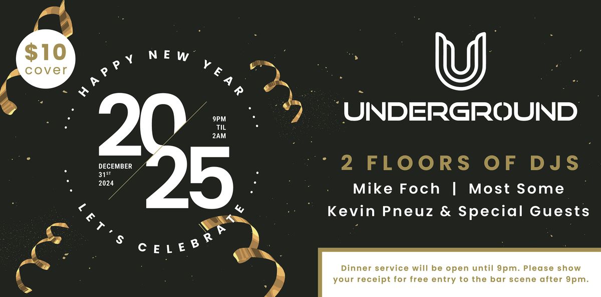 VBC x Underground 2024 NYE Party, 34 W Main St, Somerville, 31 December ...