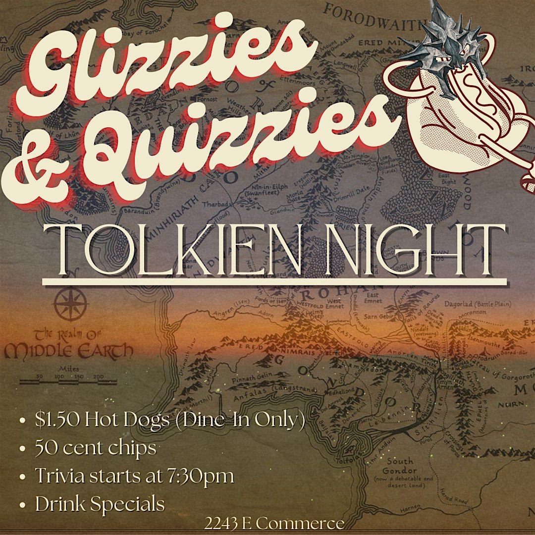 Quizzies and Glizzies: Fun Facts and Cheap Snacks- Tolkien Night ...