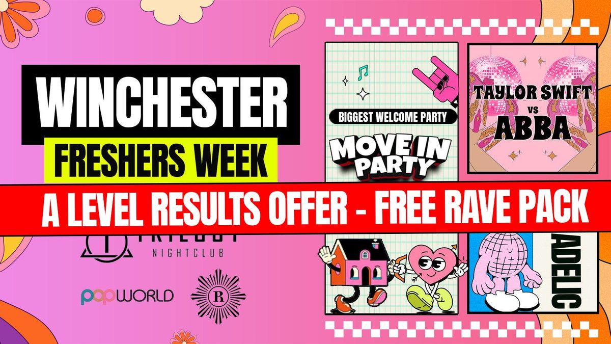 WINCHESTER FRESHERS WEEK 2025 🎓 Winchesters Biggest Freshers Events ...