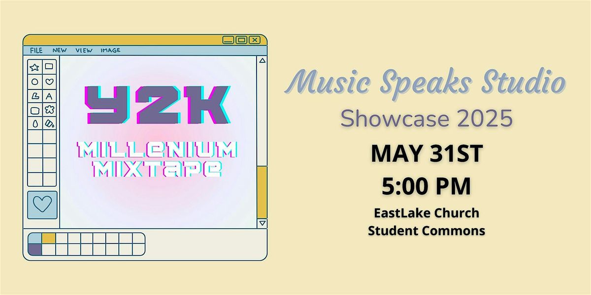 Music Speaks Studio Showcase 2025 : Y2K Millennium Mixtape FIVE PM ...