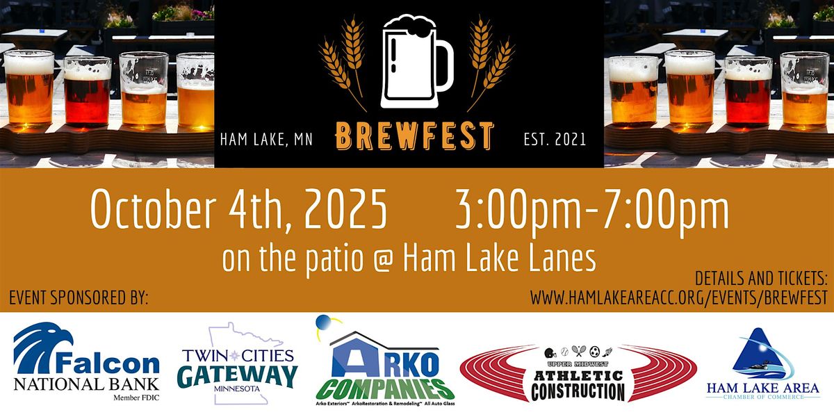 2025 Ham Lake Brewfest!!, Ham Lake Lanes & Lounge, 4 October 2025 ...
