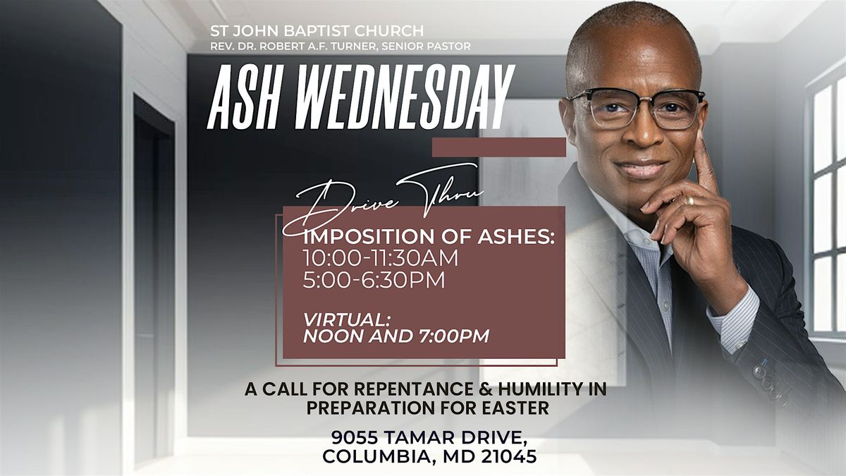 Drive Thru Imposition of Ashes (Ash Wednesday), St John Baptist Church, Columbia, 5 March 2025 ...
