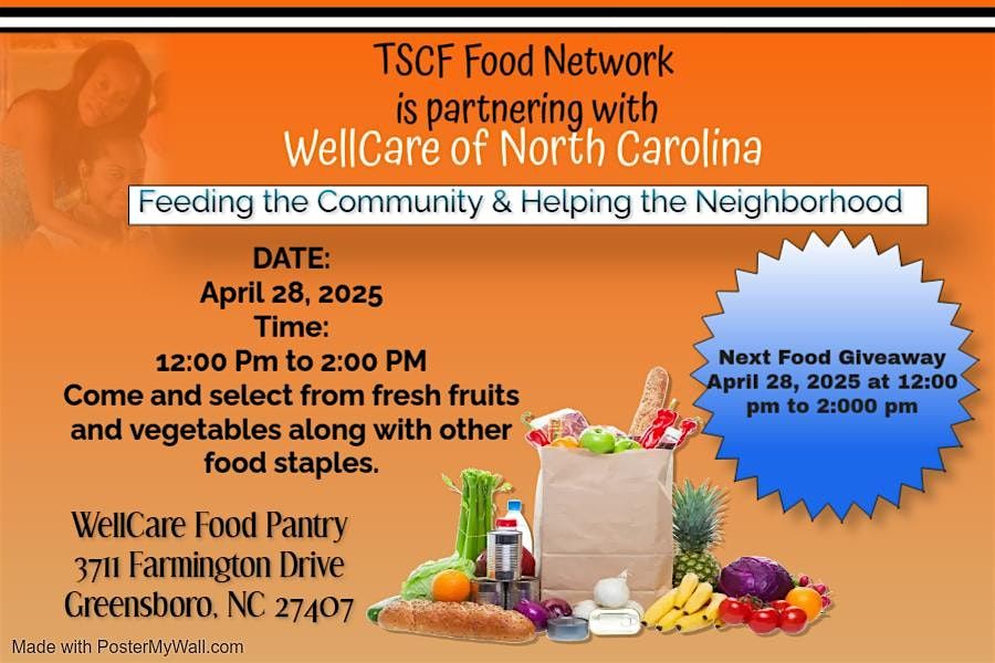 WellCare Food Pantry, 3711 Farmington Dr, Greensboro, 28 April 2025 ...