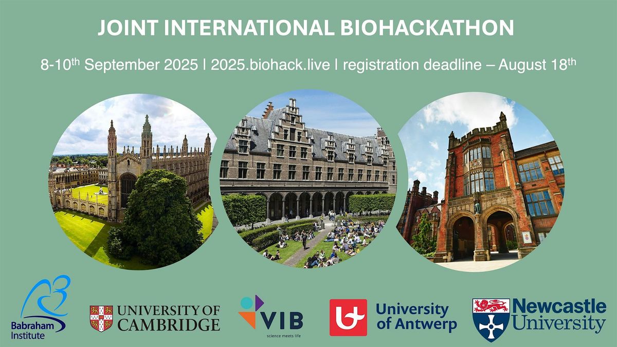 Joint International Bioinformatics Hackathon - Antwerp, UAntwerpen - Campus Groenenborger, 8 ...