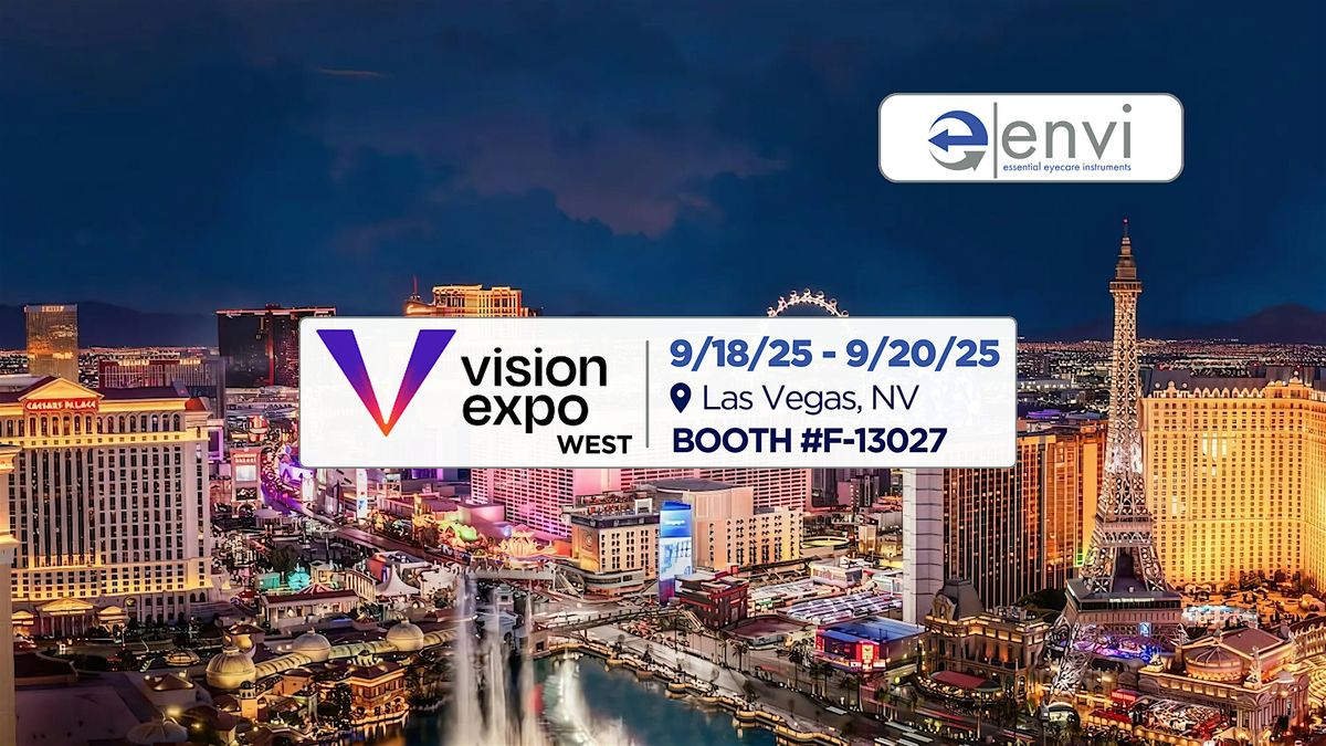 Vision Expo West 2025, The Venetian Expo, Las Vegas, 18 September to 20 ...