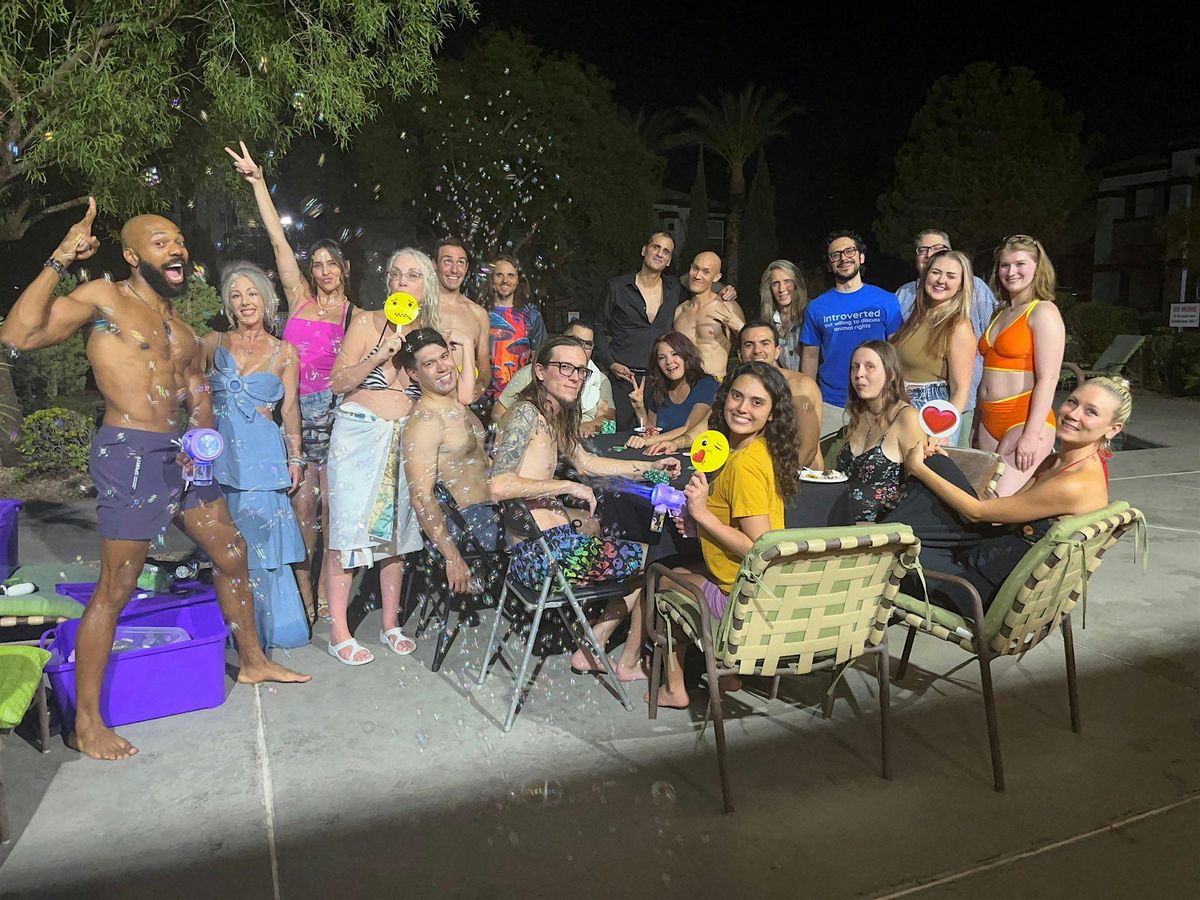 Vegan Pool Party, Poker, and Potluck, 7255 W Sunset Rd, Las Vegas, 22 ...