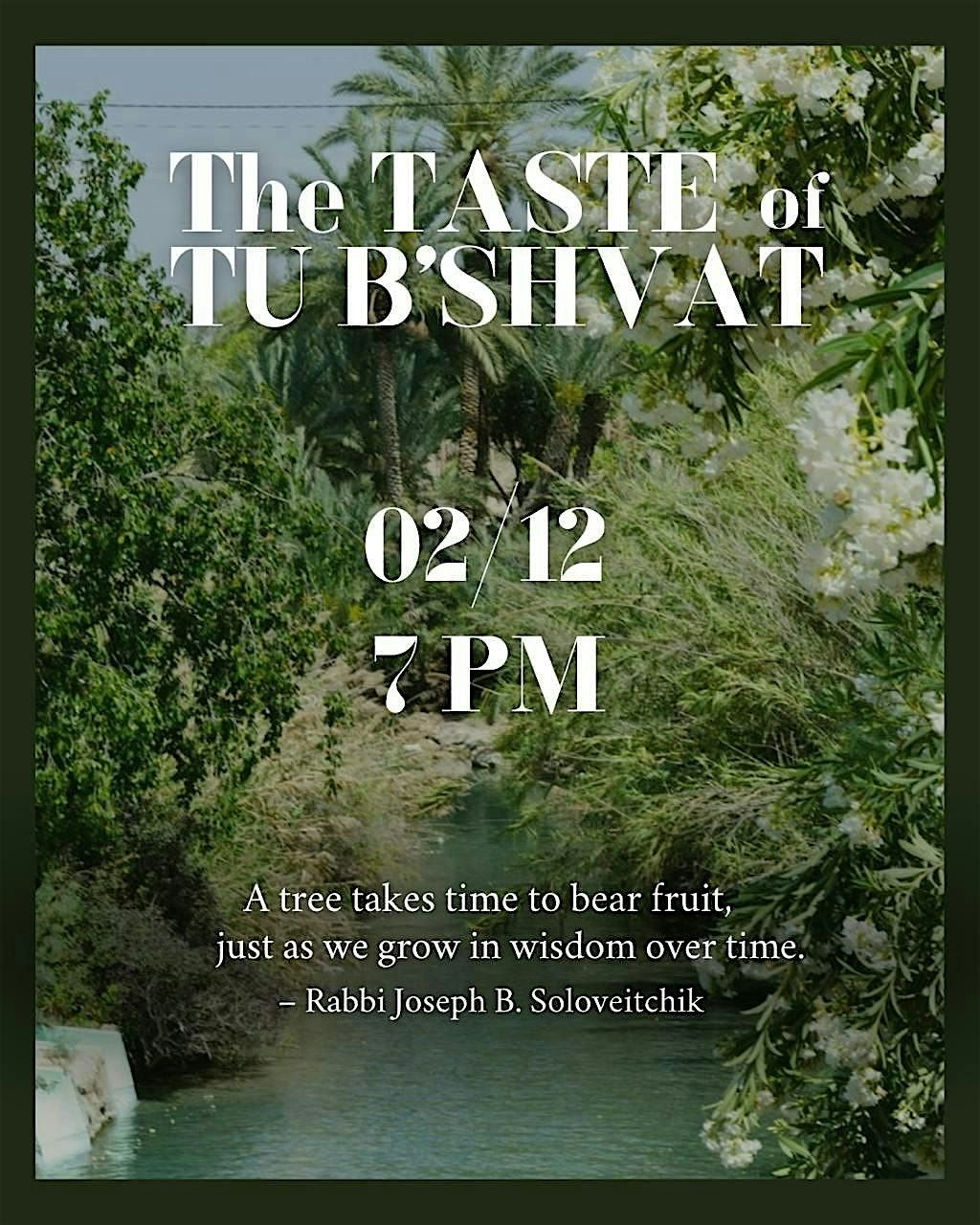 The Taste of Tu B’Shvat, Baltimore, 12 February 2025 | AllEvents