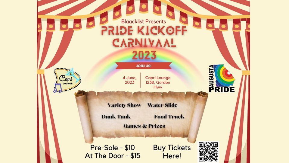 Pride Kickoff Carnival 2023, Capri Lounge, Bath, 4 June 2023 | AllEvents.in