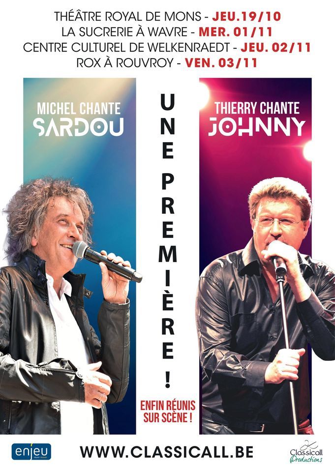 TOURNEE DAUTOMNE 2023 ! Michel chante Sardou et Thierry chante Johnny ...