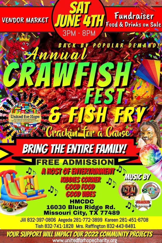 Annual Crawfish & Fish Fry Festival, 16030 Blueridge Rd, Missouri City ...